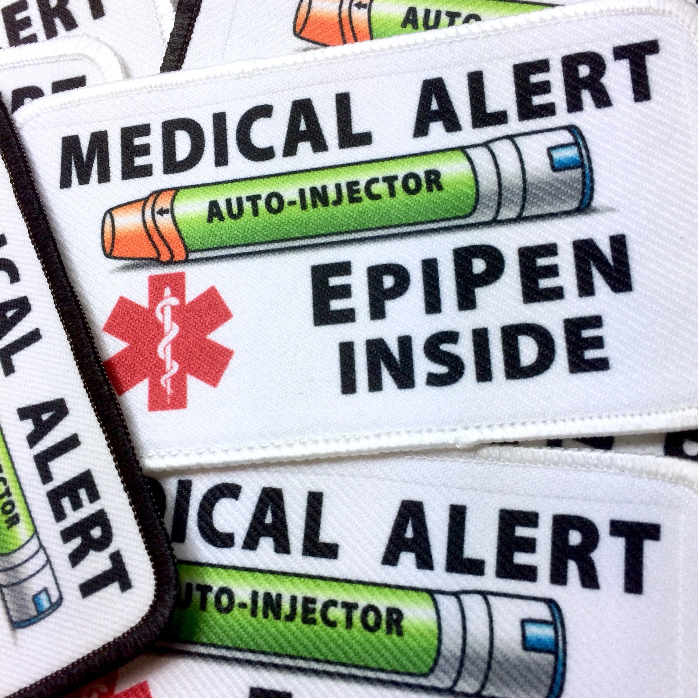 Medical Alert Yellow Auto-injector Inside Rectangle Sew- on Patch - Etsy
