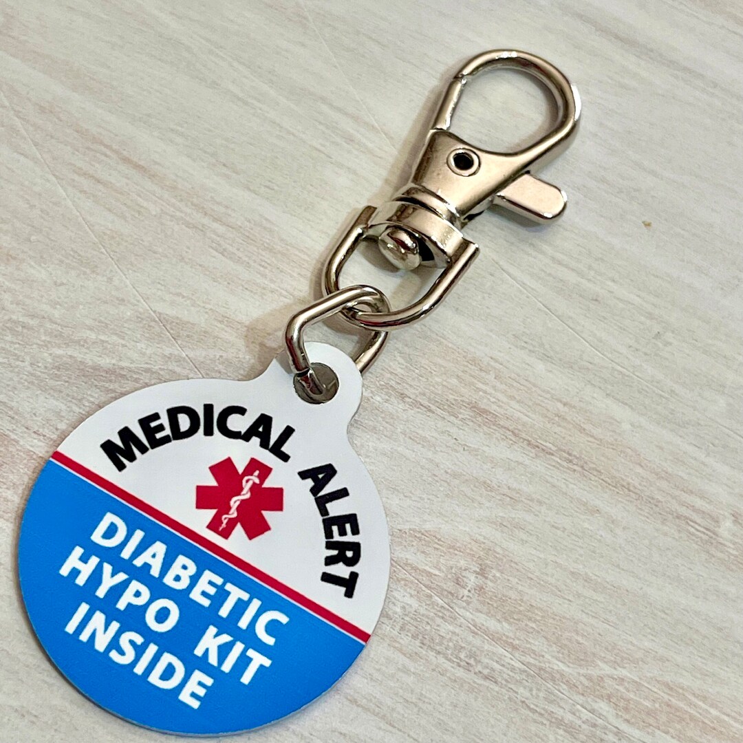 Diabetic Hypo Kit Inside Tag | Type 1 Type 2 Diabetes | Medical Alert ...