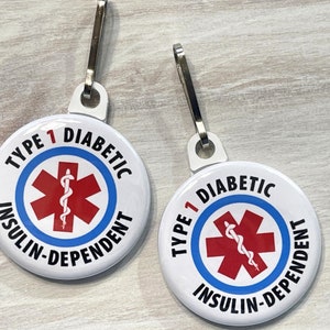 Diabetes Medical Alert Id Keyfob Wristlet Lanyard Bag Strap - Etsy