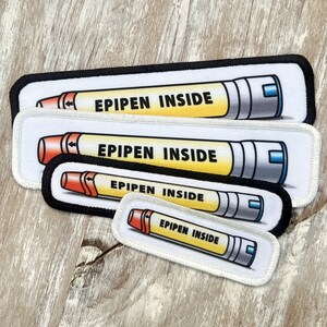 Epipen Inside Case Bag Medical Alert Tag for Kids Patch Tab for ...