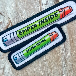 Epipen Inside Case Bag Medical Alert Tag for Kids Patch Tab for ...