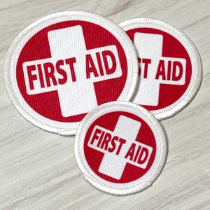 First Aid Backpack Patch, With VELCRO® Brand Hook Fastener or Sew-on ...