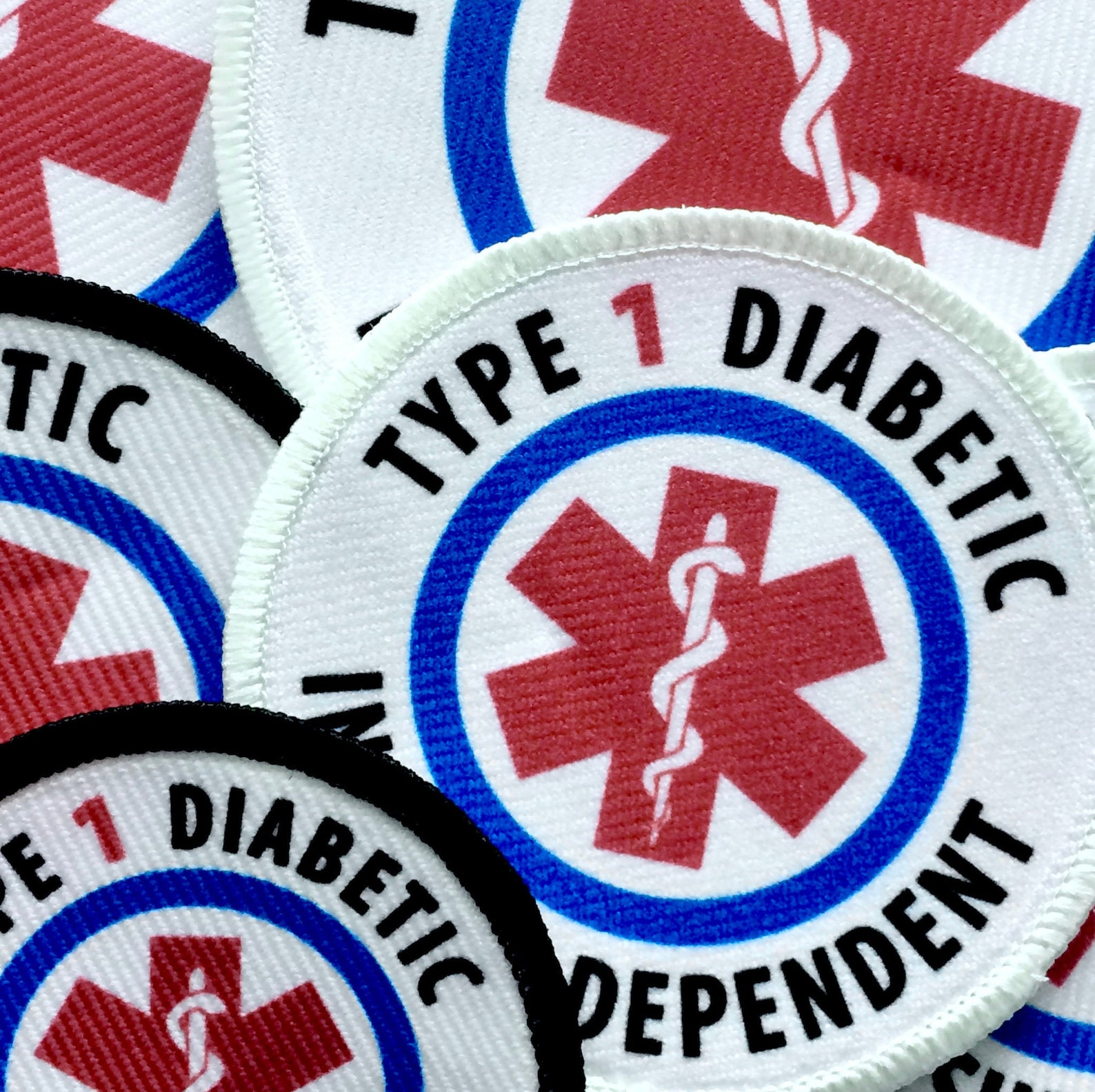 Type 1 Diabetic Tag Insulin Dependent Diabetes Alert Medical | Etsy