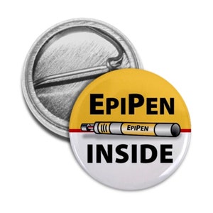 Epipen Inside Patch Medical Food Allergy Alert Patches for - Etsy