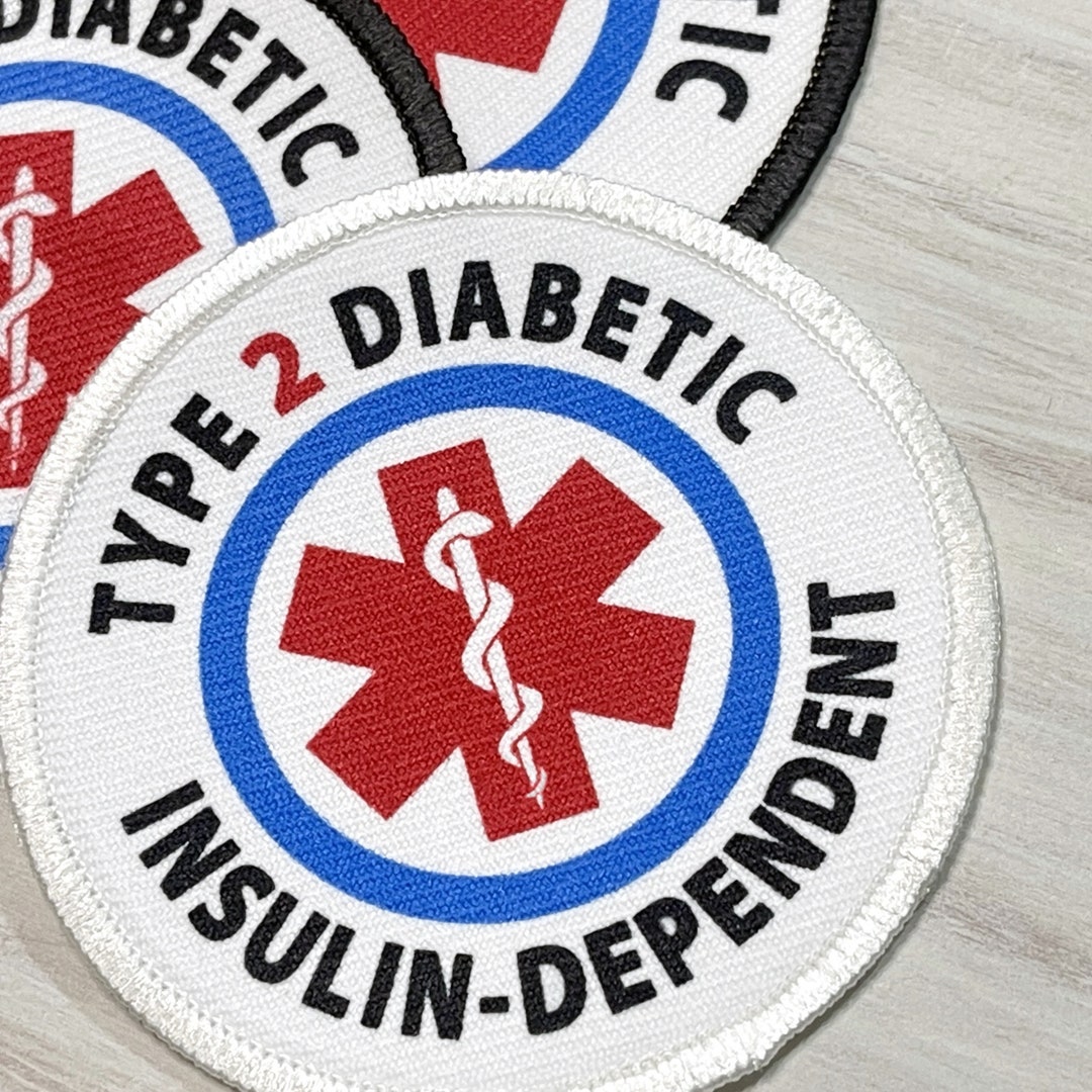Type 2 Diabetes Support Patch, Insulin Dependent Medical Alert Diabetes ...