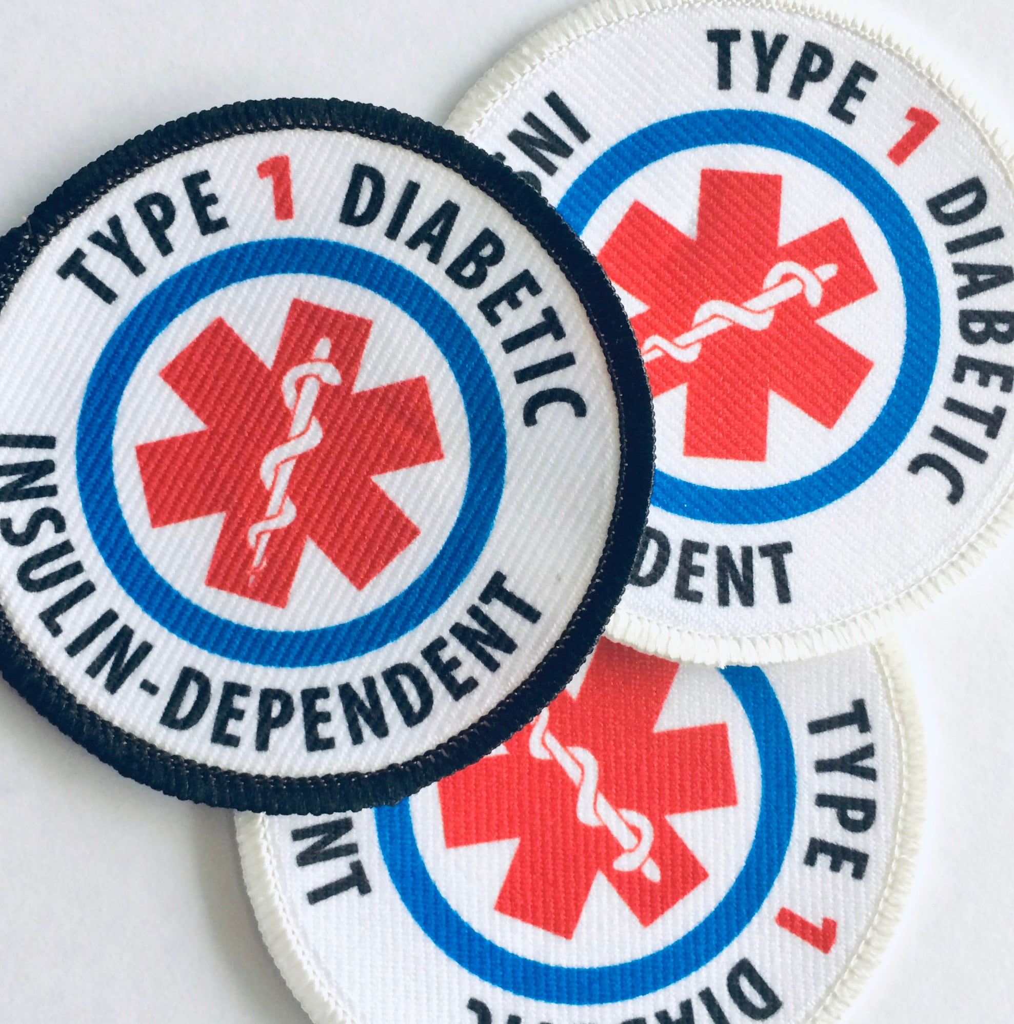 Type 1 Diabetic Patch Insulin Dependent Medical Alert | Etsy