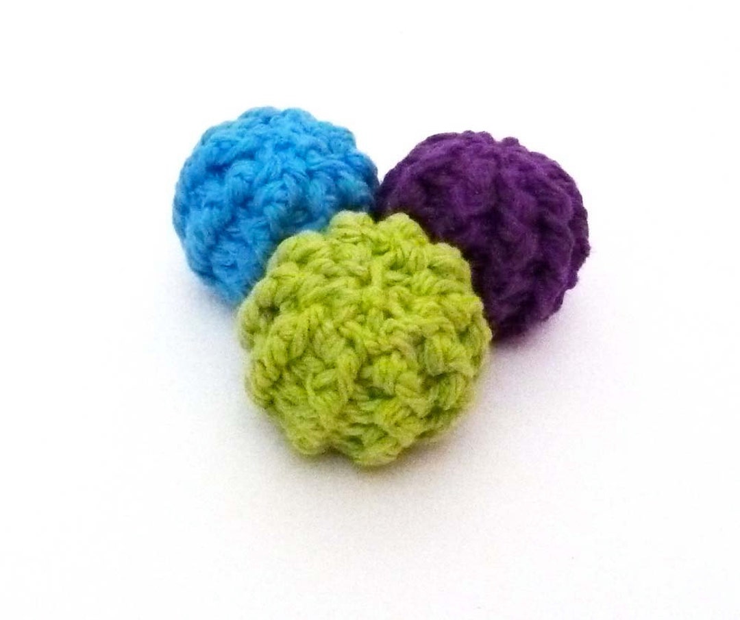 Small Squeaker Balls Tiny Dog Toys - Set of 3 - Choose Your Colors - Etsy