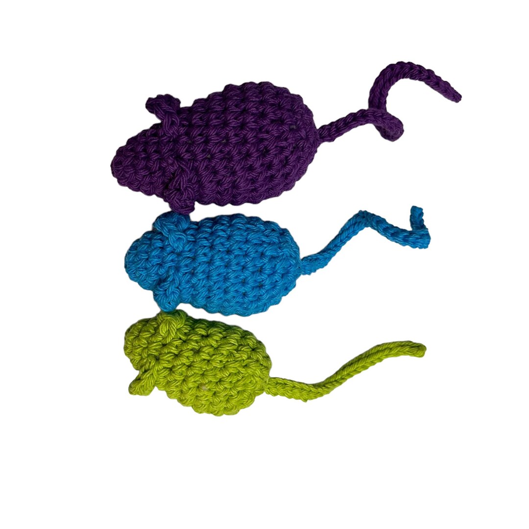 Tiny, Mini and Large Mice - Catnip, Jingle Bell or Rattle Mice Cat Toys ...