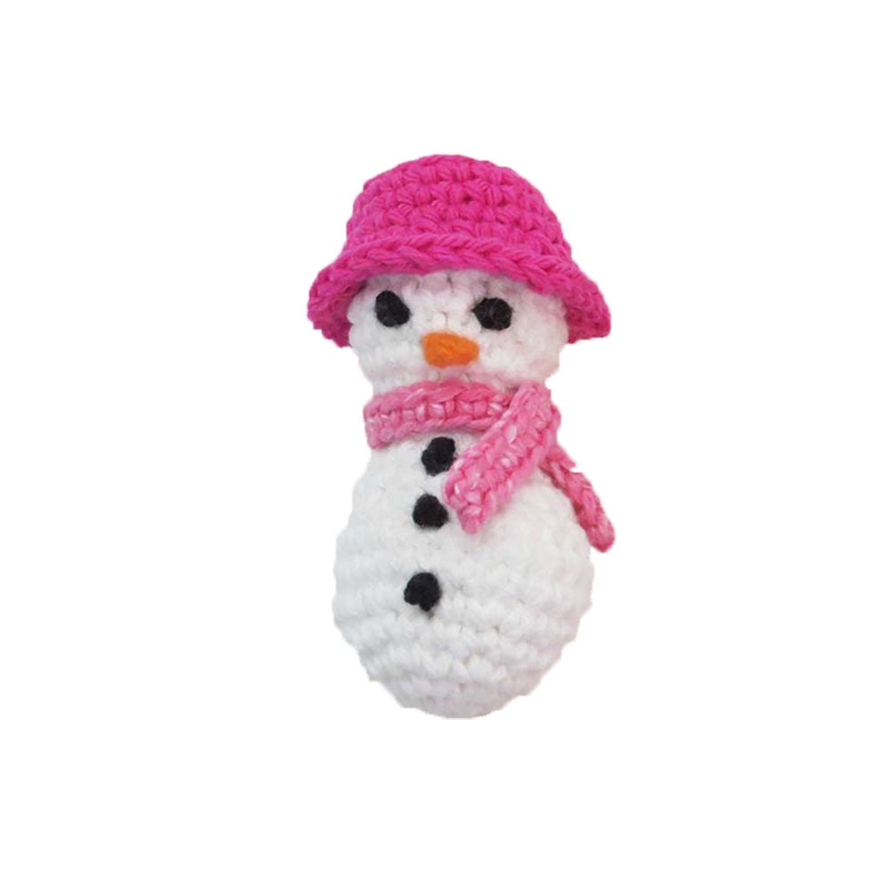 Squeaky Winter Snowman Dog Toy Choose Your Colors - Etsy