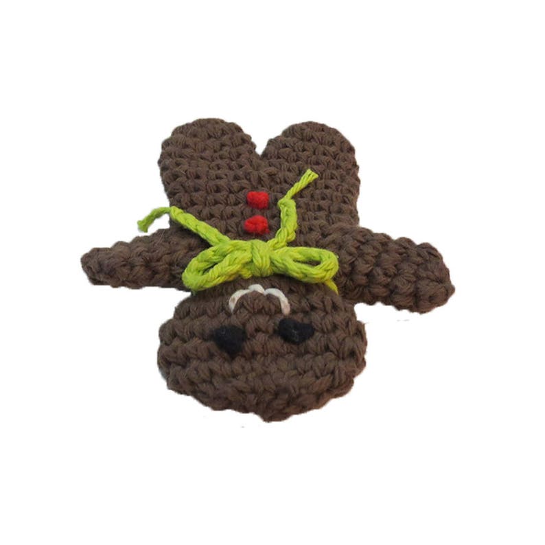 Squeaker Gingerbread Man Tiny Dog Toy Choose Your Colors - Etsy