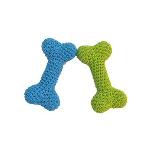 Squeaker Dog Bone Toy - Choose Your Color - Etsy