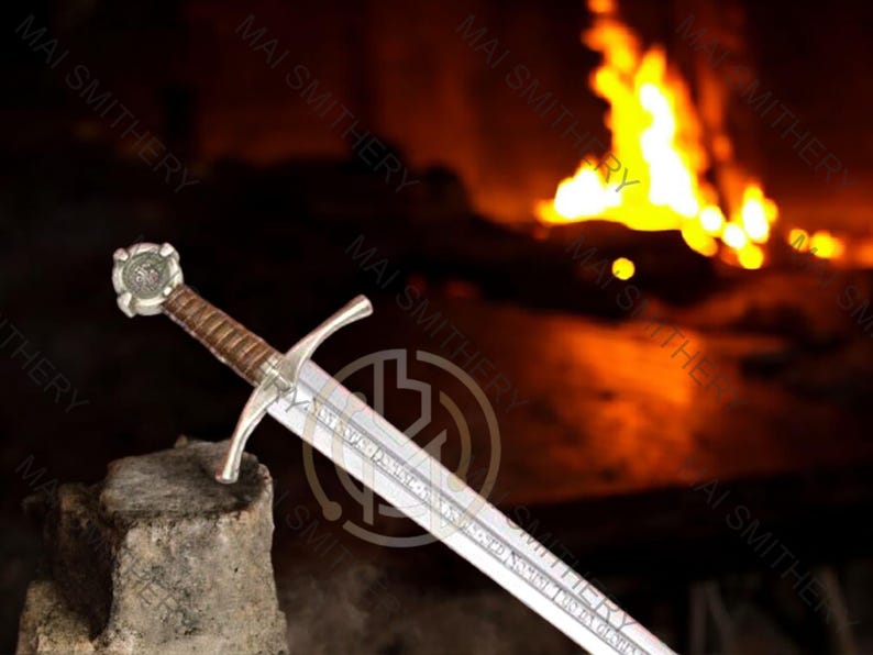 The Accolade Sword of the Knights Templar- Handmade Collectible Sword ...