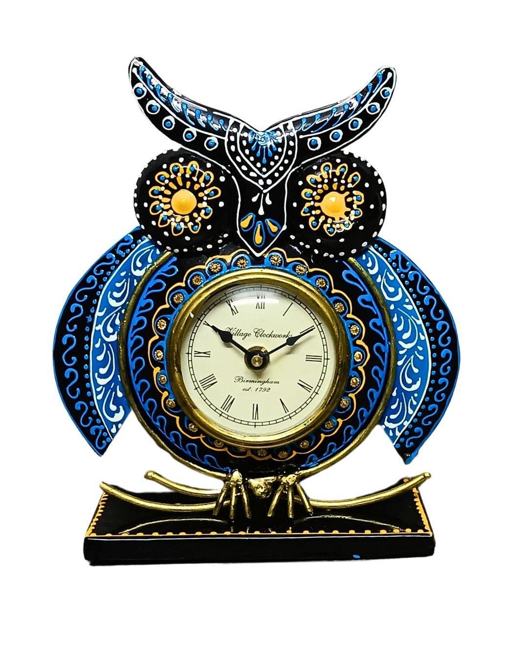 Royalcraft Metallic Vintage Colourful Designer Figarative Clock ...