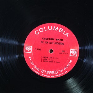 The Don Ellis Orchestra , Electric Bath, Vinyl Record Album, Columbia ...