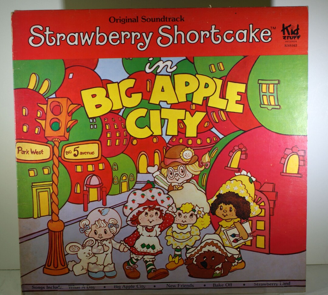 Original Soundtrack Strawberry Shortcake in Big Apple City 33 Rpm Vinyl ...