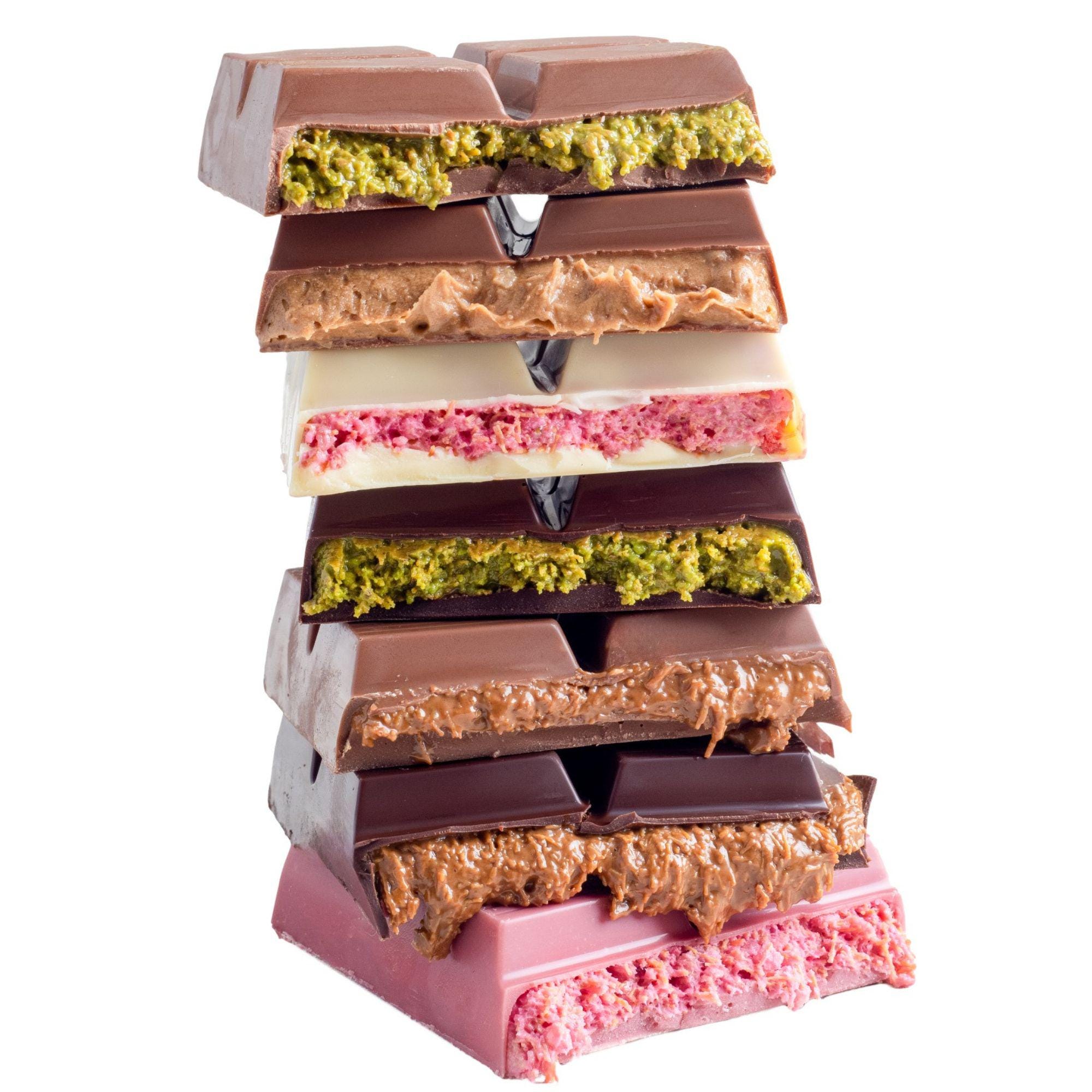 White Chocolate Beirut Bar: Red Fruits & Crispy Kadayif, Handmade ...