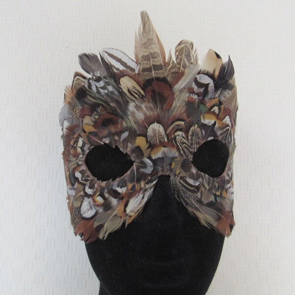 Feather Mask - Etsy