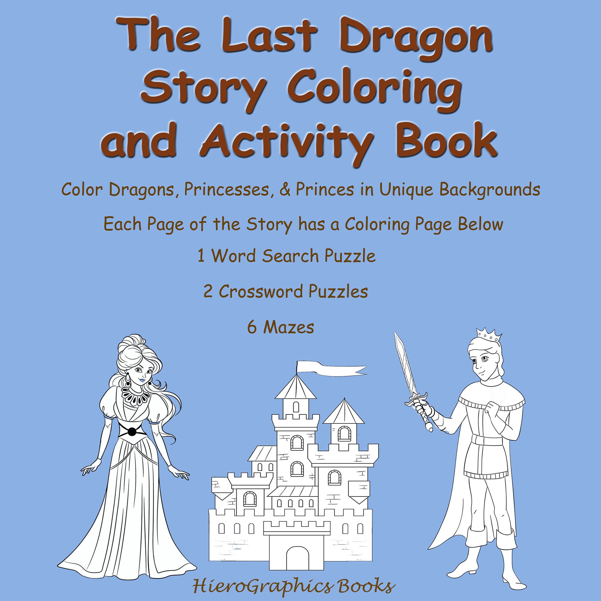 The Last Dragon Story Coloring and Activity Book is A Fairy Tale ...