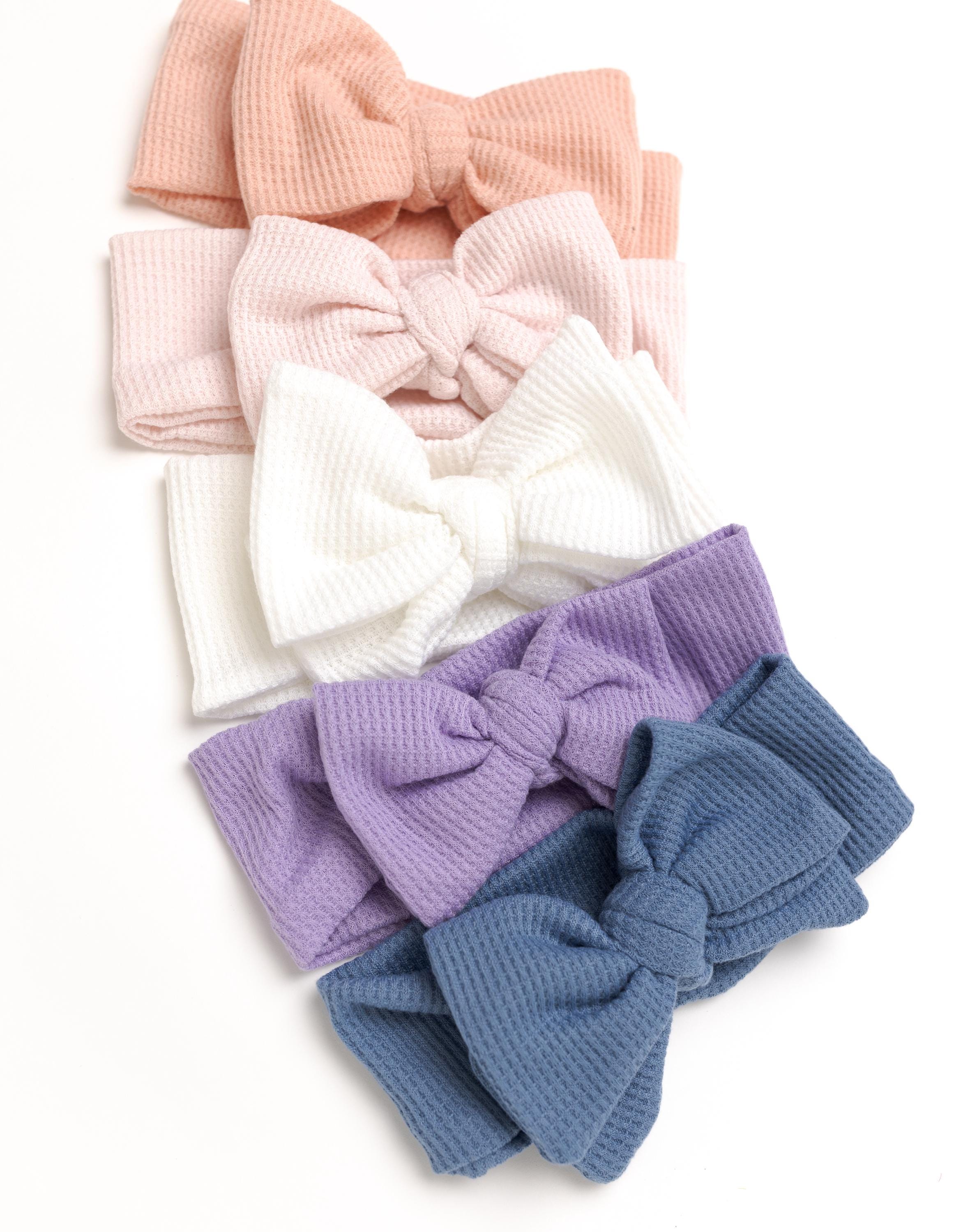 Big Bow Baby Headbands, Baby Girl Hair Bows, Baby Turban, Oversized Bow ...