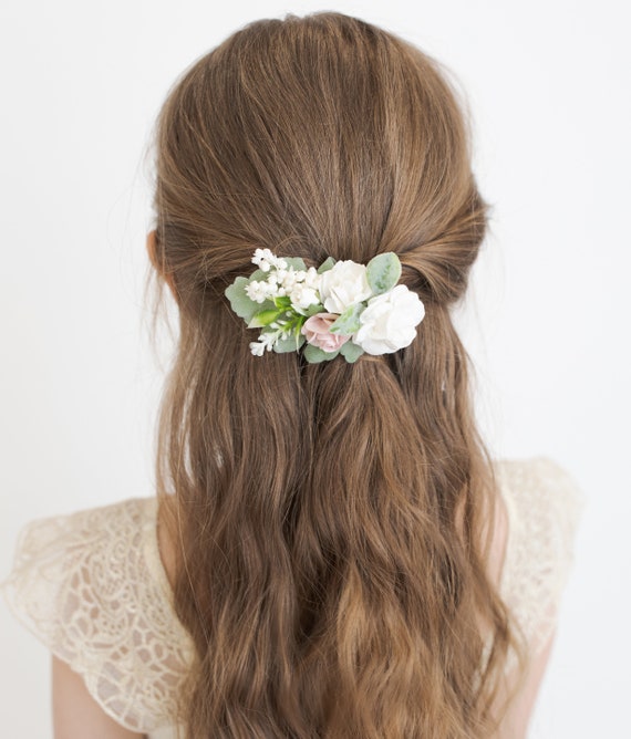 Little girl flower hair clips store