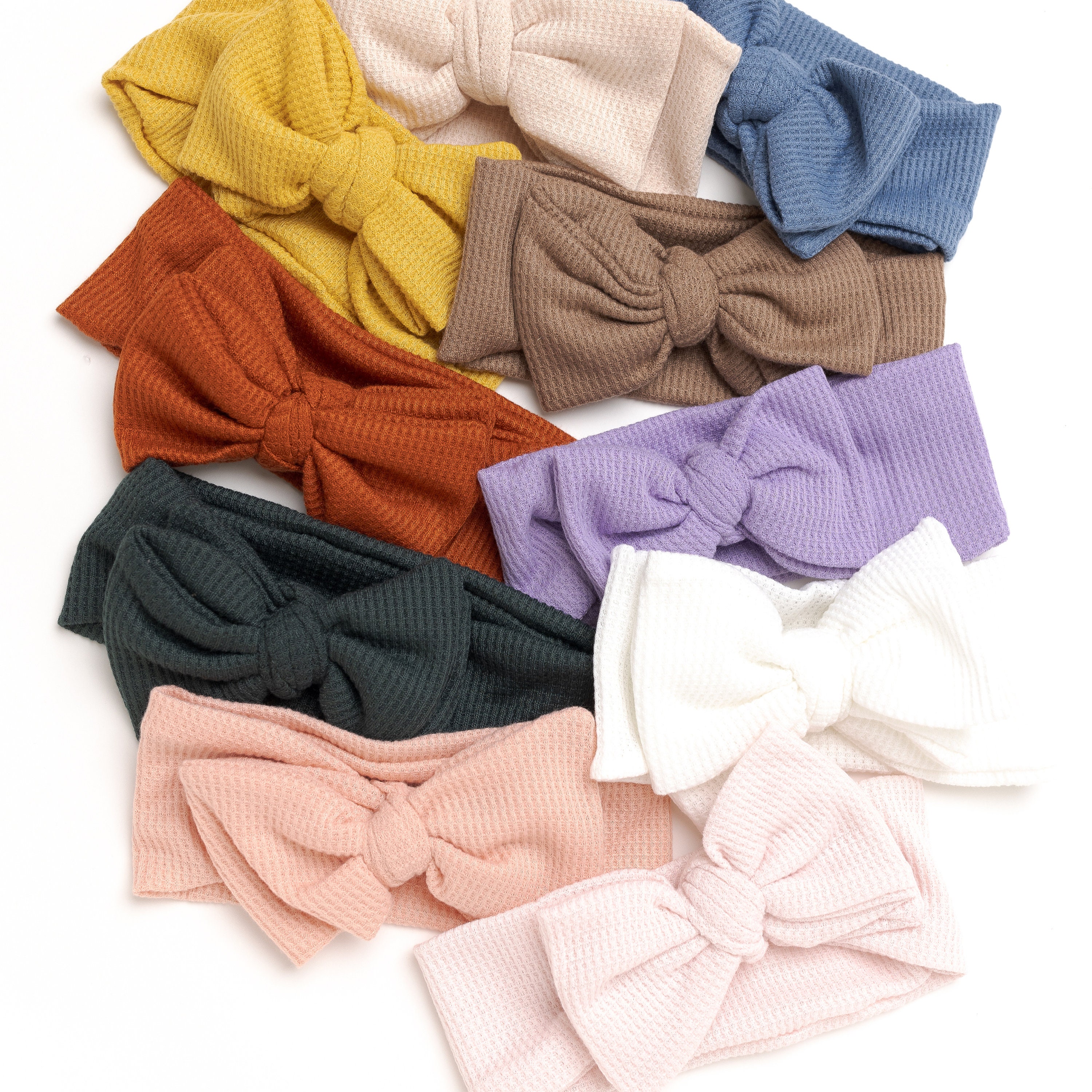 Big Bow Baby Headbands, Baby Girl Hair Bows, Baby Turban, Oversized Bow ...