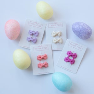 PICK 5 Baby Toddler Snap Clip, Baby Bows, Mini Bow Hair Clips, Baby ...