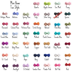 PICK 5 Baby Toddler Snap Clip Baby Bows Mini Bow Hair Clips - Etsy