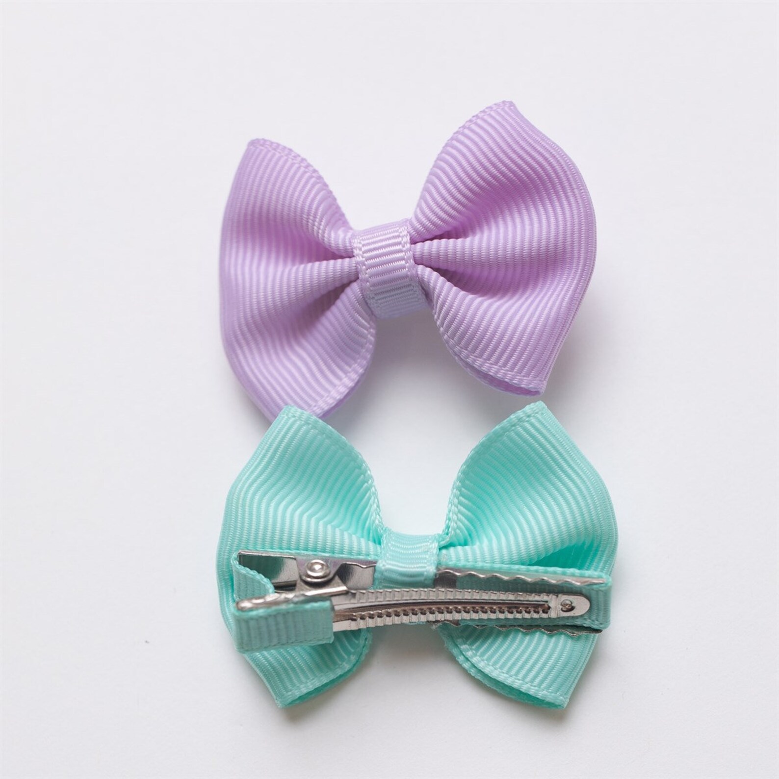 SET of TEN Bows Hair Clip Baby Toddler Hair Bows Clips Baby | Etsy