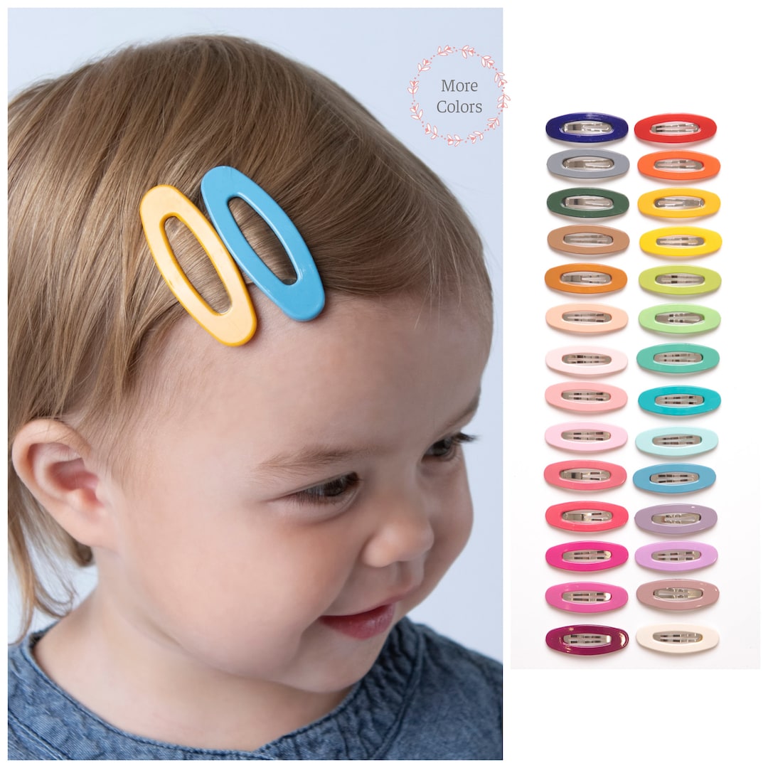 No Slip Hair Clip, Toddler Snap Clips, Toddler Hair Clips, Baby Girl ...