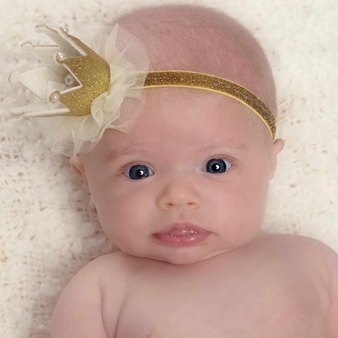 Newborn Crown,1st Birthday Crown, Baby Headbands, Newborn Baby Crown ...
