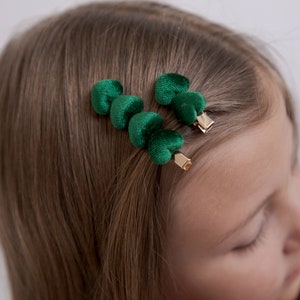 Set of Two Heart Hair Clips Girls Hair Clips Toddler Hair | Etsy