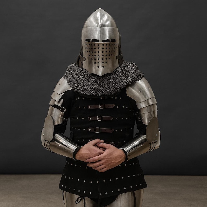 Medieval Buhurt Armor Set – Full Steel Battle Ready Suit for HMB, LARP ...