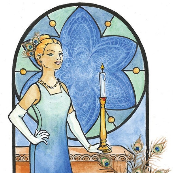 Mrs Peacock - Etsy