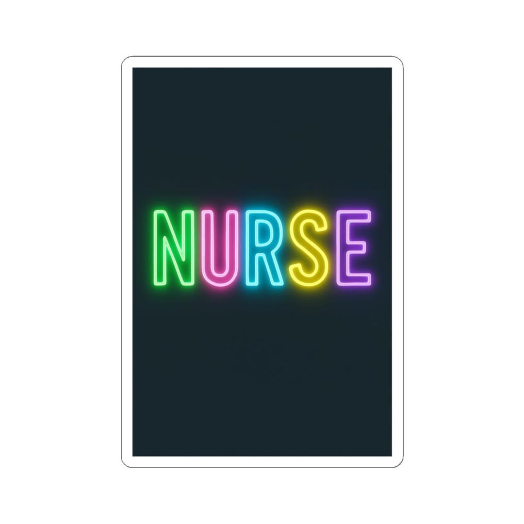 Nurse Neon Kiss-cut Stickers | Fun Decals for Healthcare Workers ...