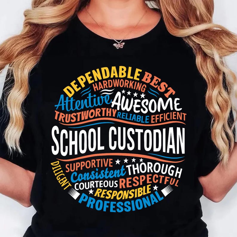 Retro School Custodian PNG Bundle, School Custodian Png, Back to School ...