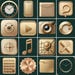 Luxury Gold Ios Icon Pack – Minimal App Icons for iPhone Widgets ...
