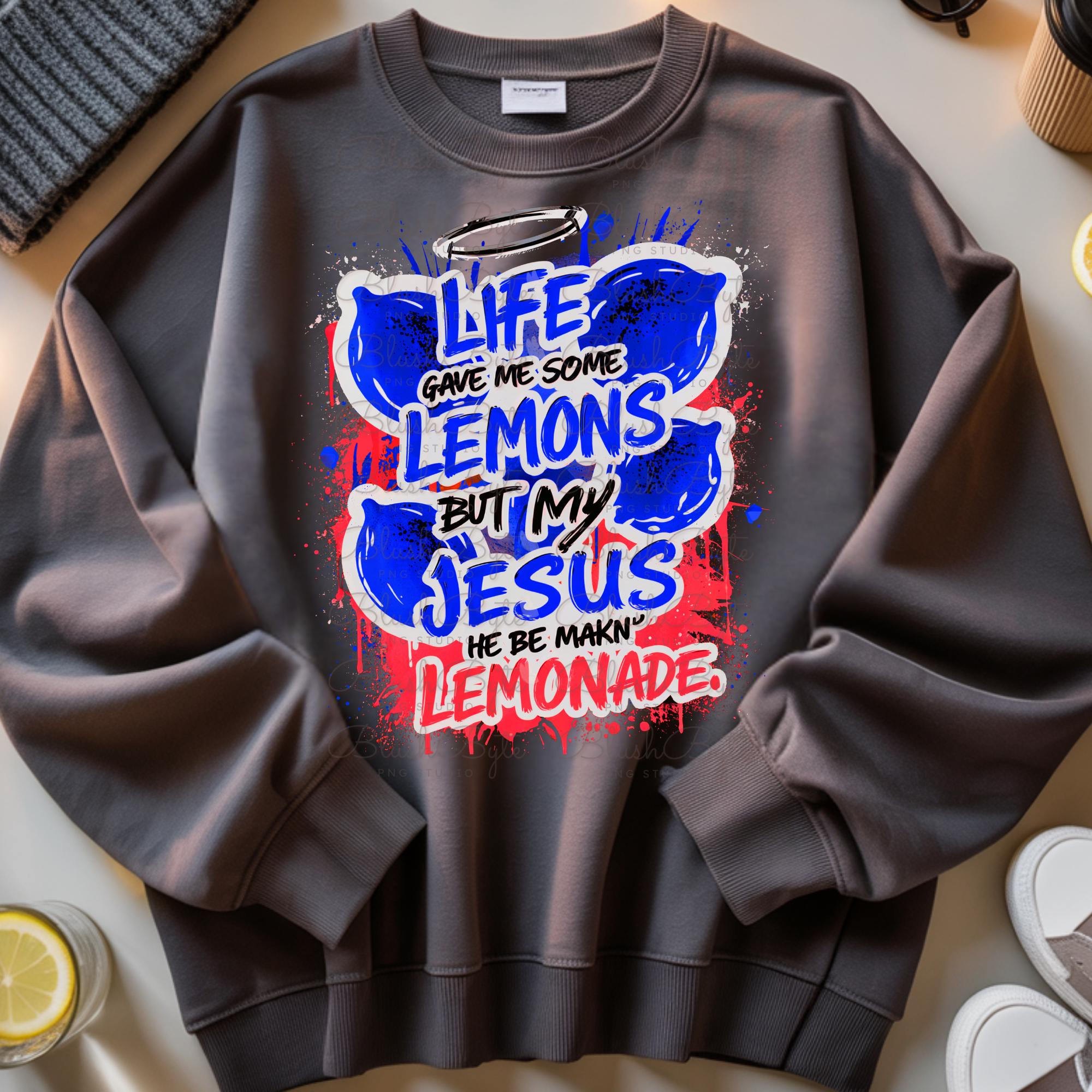 Lemonade Jesus PNG Bundle: Christian Graffiti Shirt Design, 4 Color ...