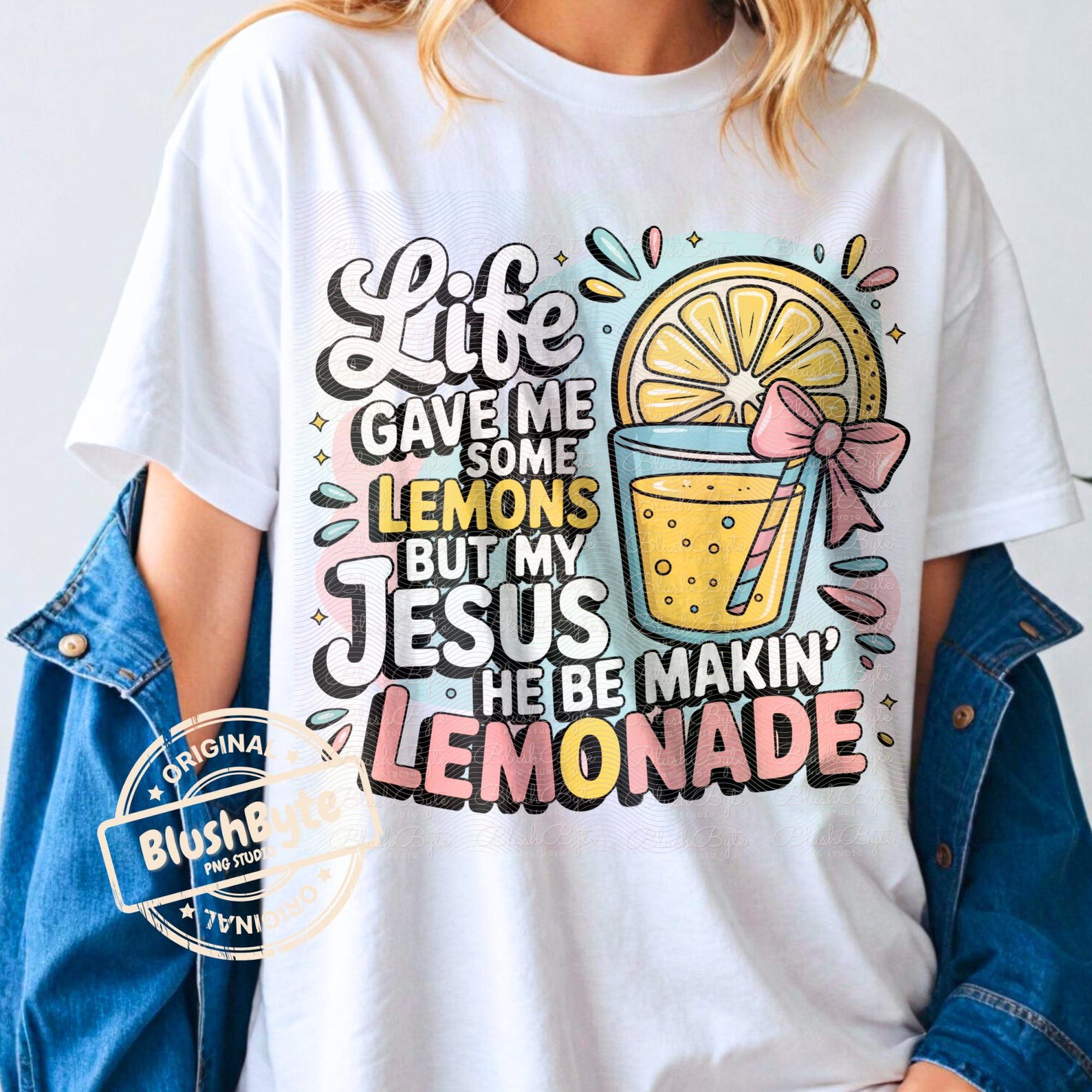 Christian Summer Drink PNG Bundle (5): Jesus Lemonade, Faith ...