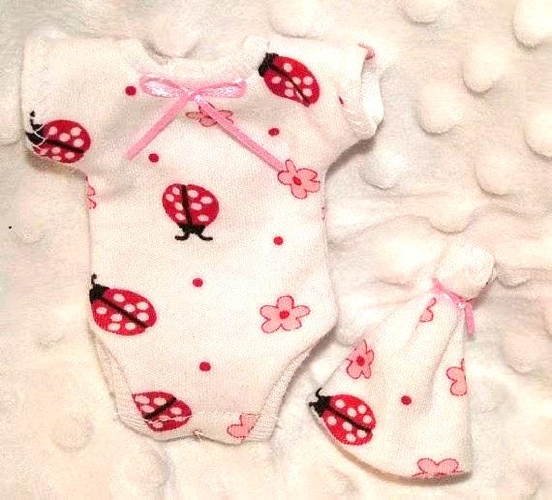 PDF Reborn Doll Pattern, Micro Preemie, Onesie and Hat for 6 OOAK Dolls ...
