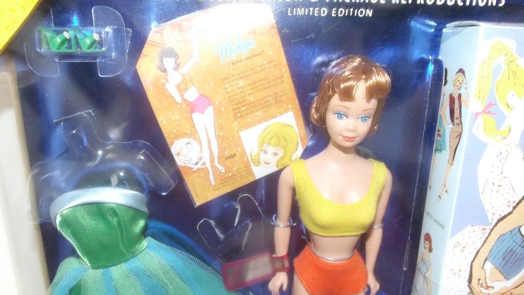 Barbie's Friend Midge, Reproduction 1963 Midge, 35th Anniversary Midge ...