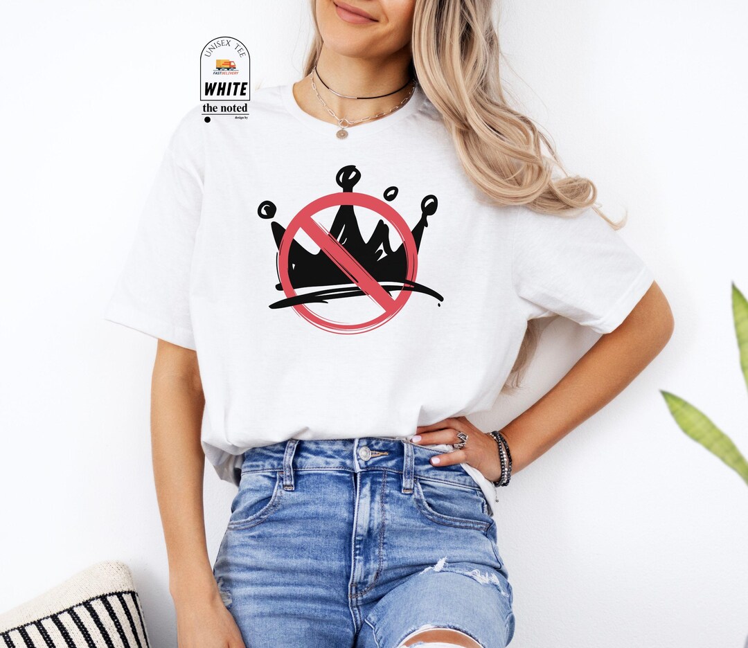 No Kings in America Shirt, Anti Trump Political Tee, Anti MAGA Protest ...
