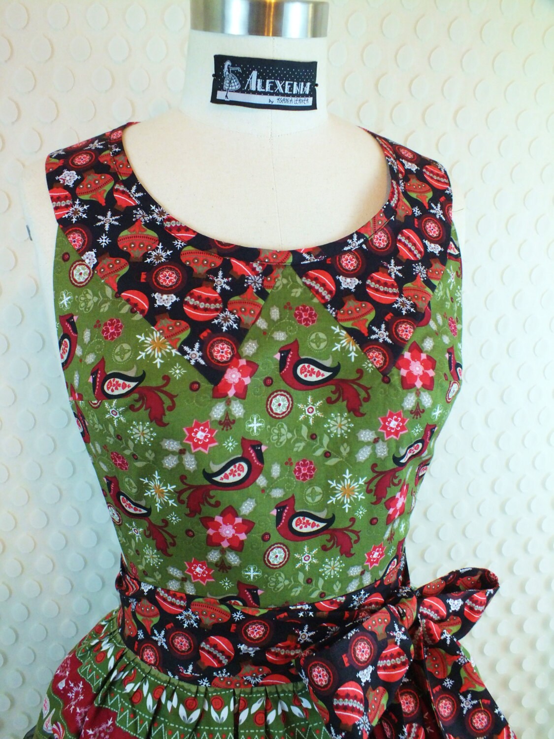 Christmas Kitchen Apron - Bon Bon Candy - Etsy