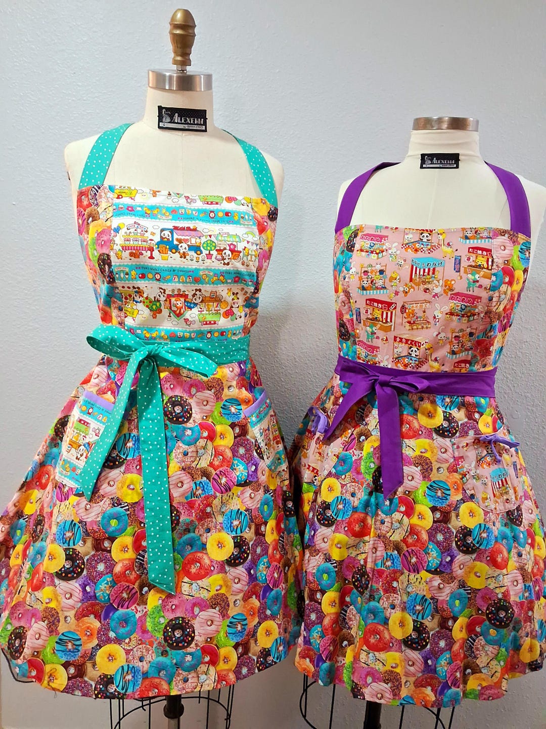 Donut Shop Kawaii Kitchen Apron "sweetest of Sweets" - Etsy