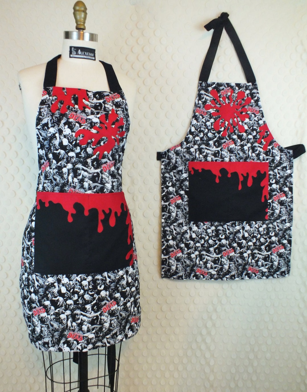 Bloody Zombie Kitchen Apron - Unisex Walking Dead - Etsy