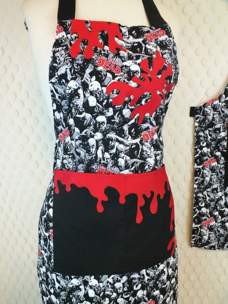 Bloody Zombie Kitchen Apron - Unisex Walking Dead - Etsy