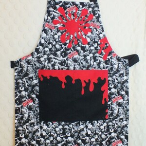 Bloody Zombie Kitchen Apron - Unisex Walking Dead - Etsy