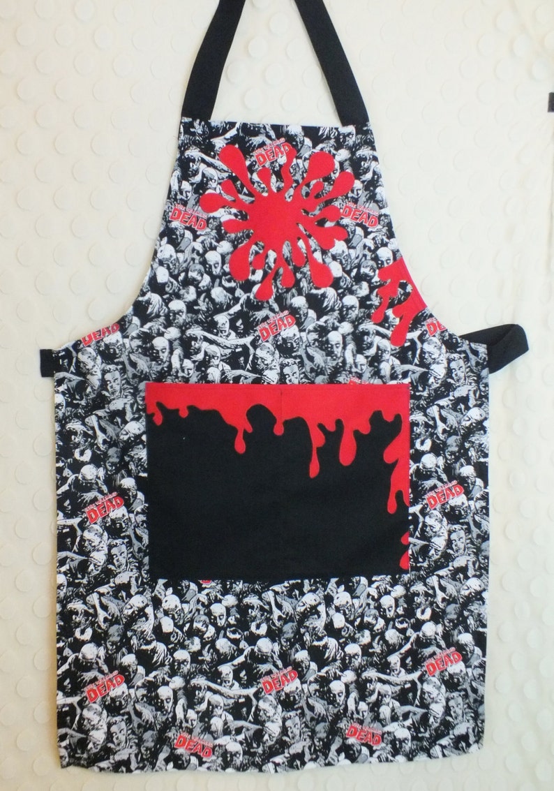 Bloody Zombie Kitchen Apron - Unisex Walking Dead - Etsy