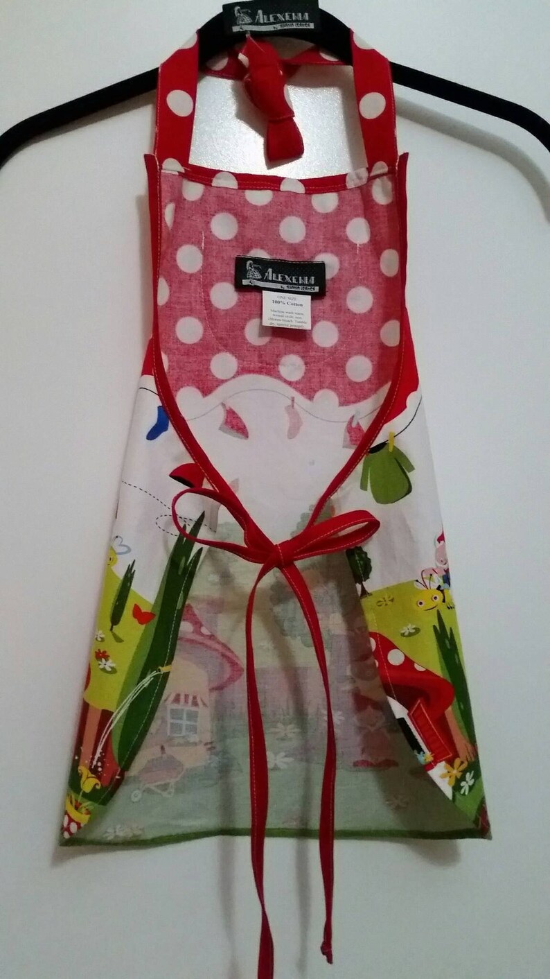 Gnomeville Kitchen Apron for Kids - Etsy