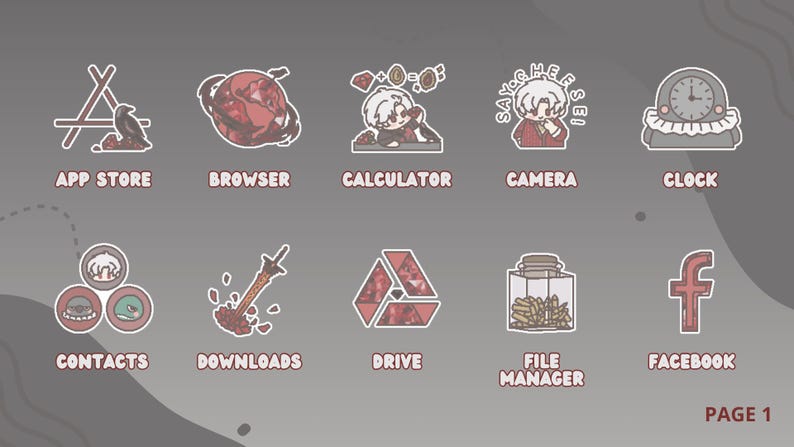 Love and Deepspace App Icon Pack - Sylus Ver. | Aesthetic Icons ...