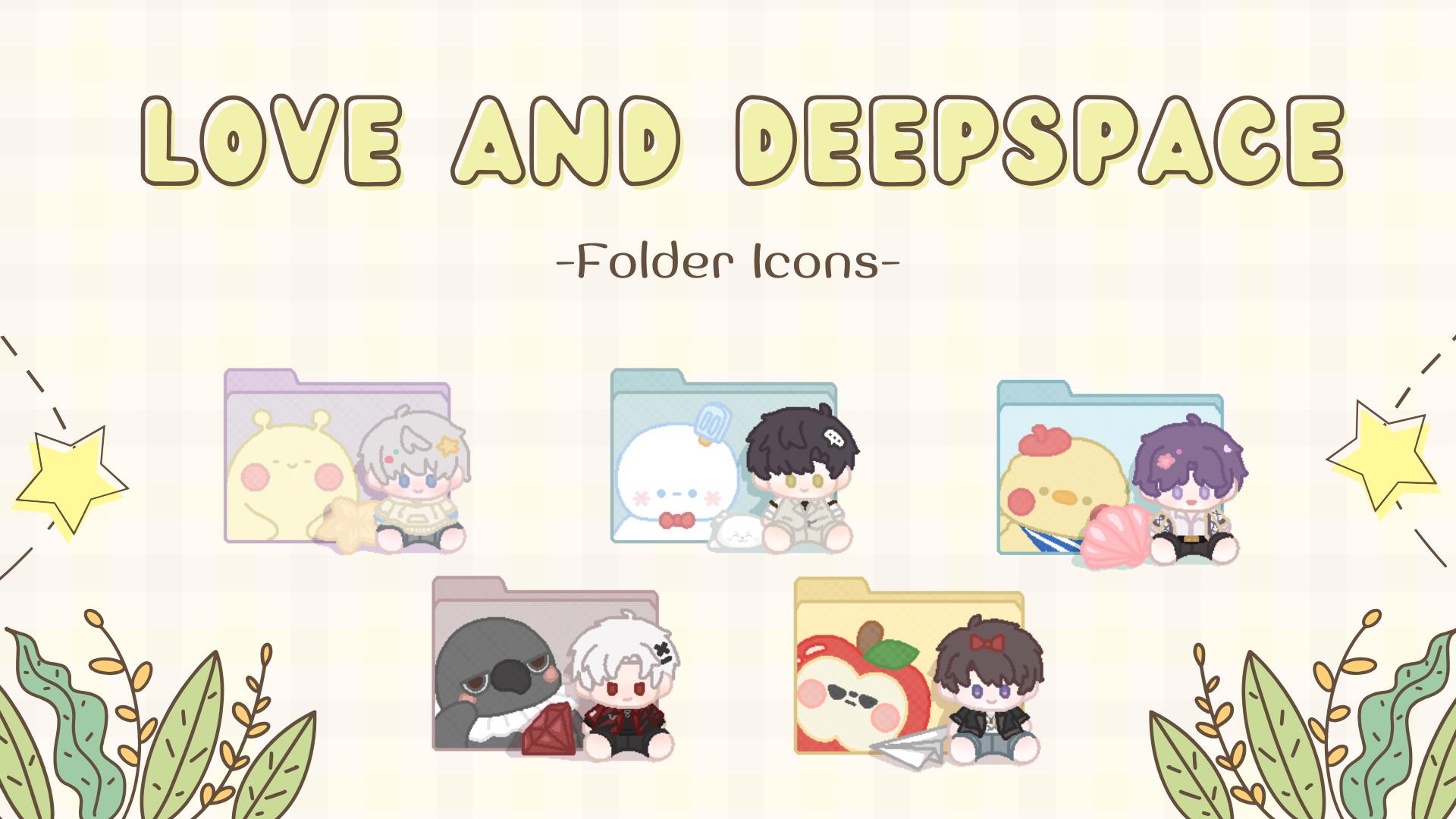 Love and Deepspace (lads) - Folder Icons | Digital Download - Etsy